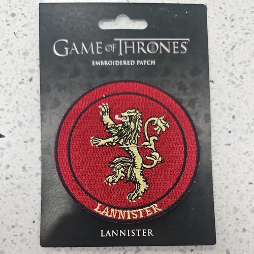 House Lannister Crest Game Of Thrones Embroidered Patch Dark Horse HBO ...