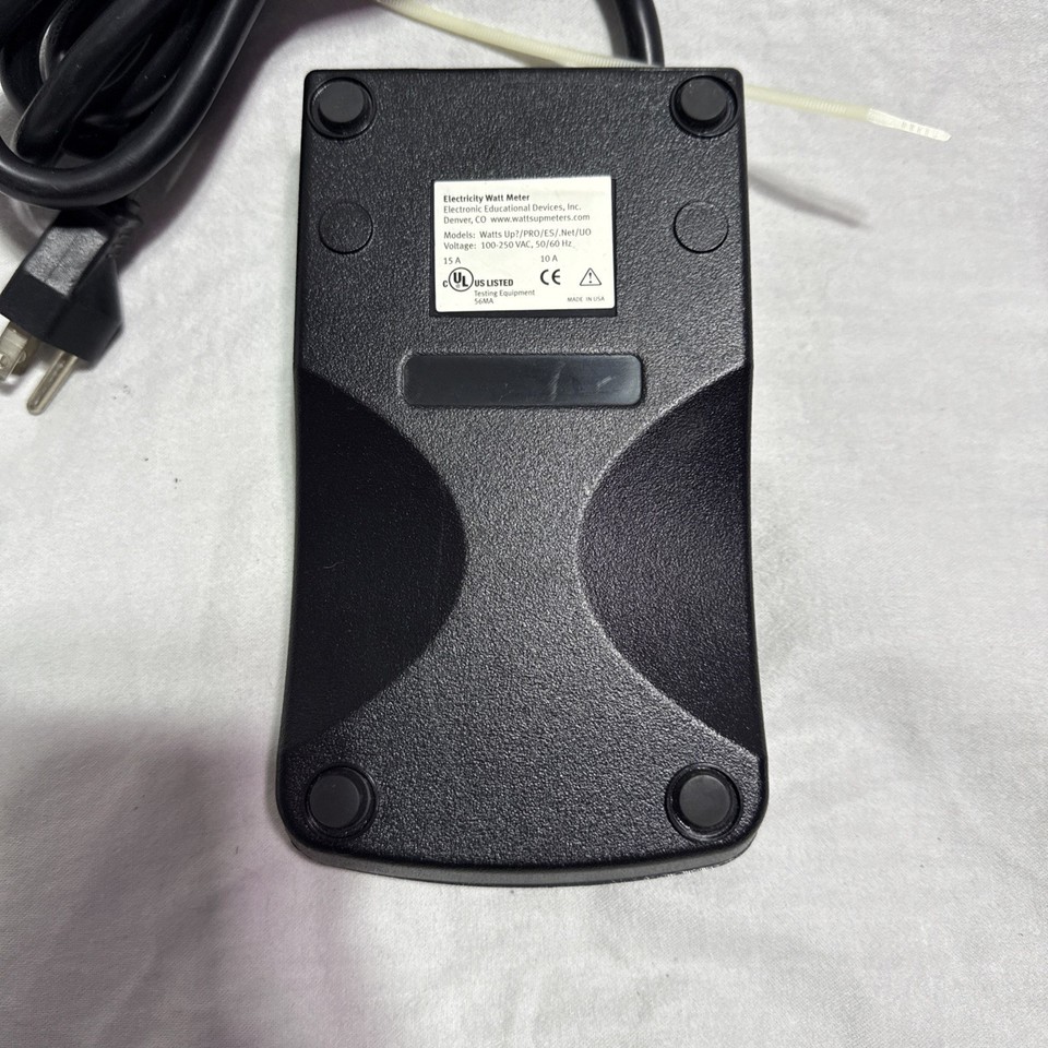 Watts Up Pro 1800W-Max Digital Electricity Consumption Meter *USA-Style ...