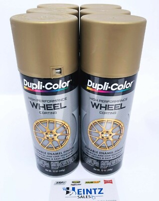 Duplicolor HWP111 Wheel & Rim Gold Paint - 12 oz. can (6 pack) | eBay