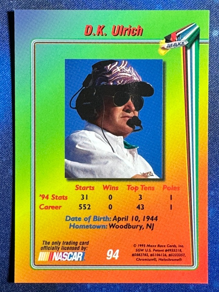 1995 Maxx Premier Plus #94 D.K. Ulrich | eBay