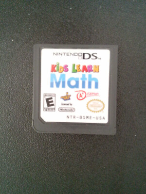 Kids Learn Math -- A+ Edition (Nintendo DS, 2011) 859462001007| eBay