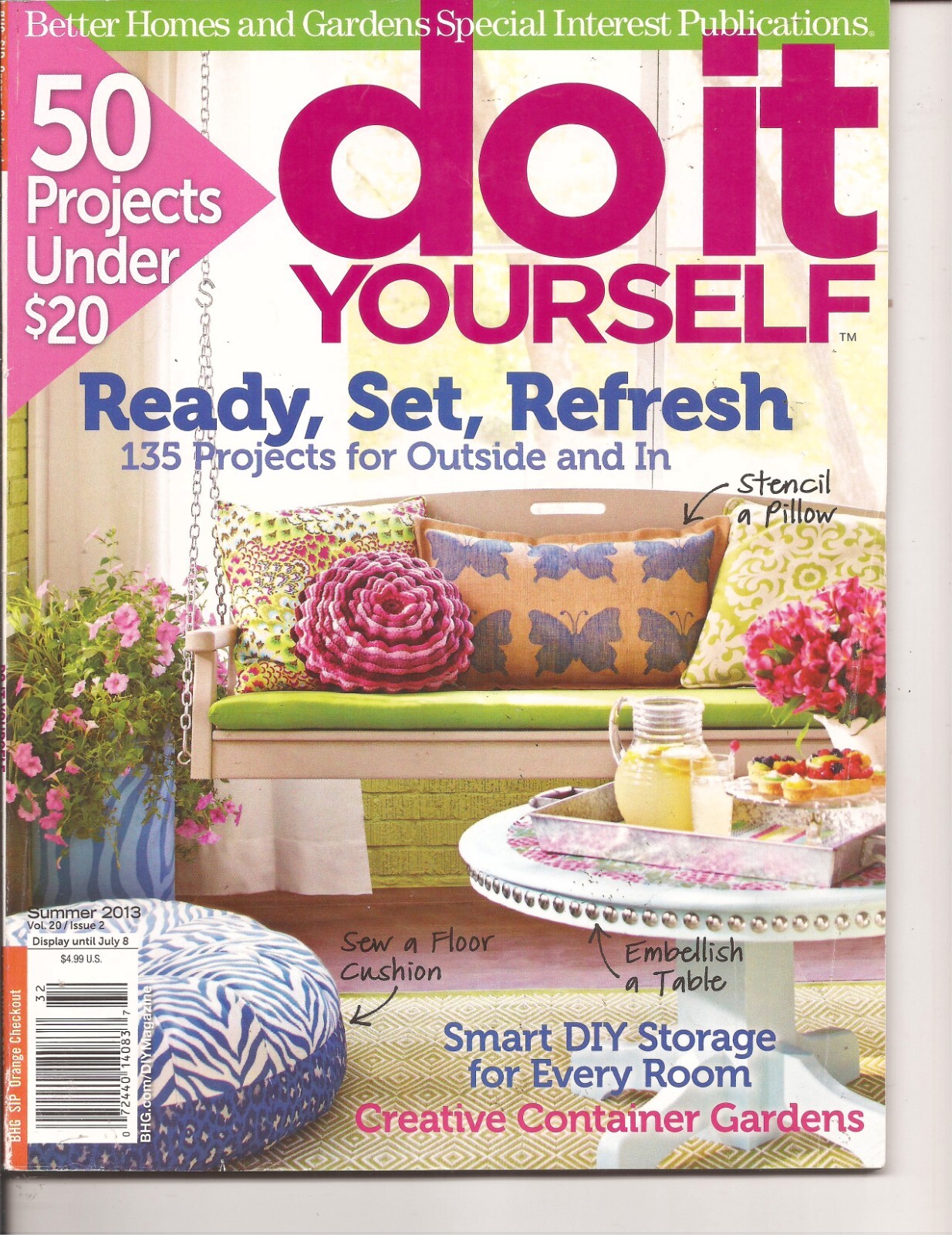 BHG do it Yourself Magazine Summer 2013, 50 Projects Under $20 | eBay