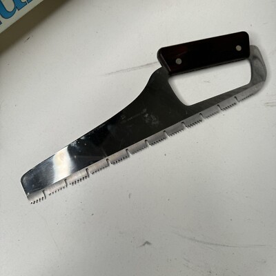 Yax Stainless Steel Kitchen Saw/Knife #416982 Wood Handle Vintage ...