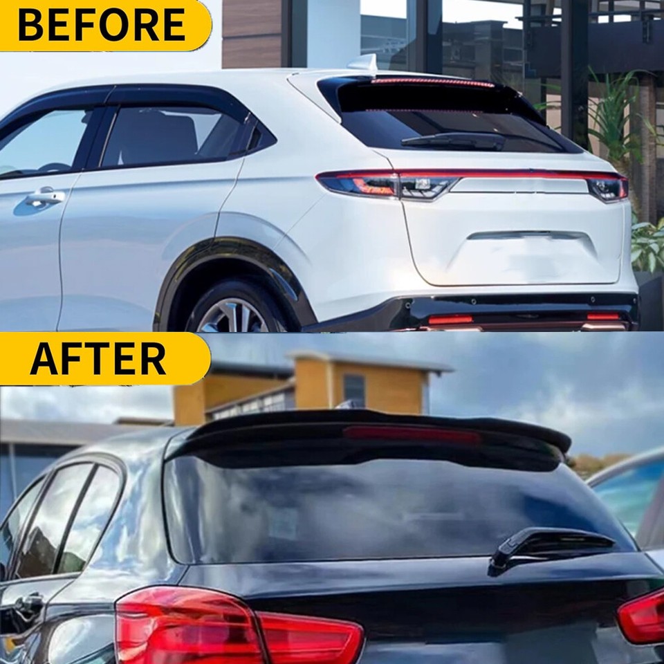 Carbon Black Universal Car Rear Trunk Spoiler Lip Roof Tail Wing For ...