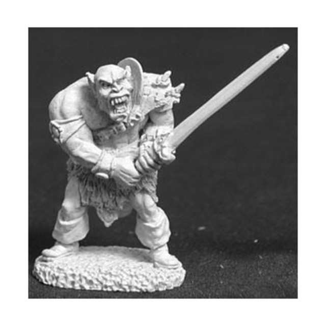Reaper Miniatures 02335 Black Orc Warrior - Dark Heaven Legends Metal ...