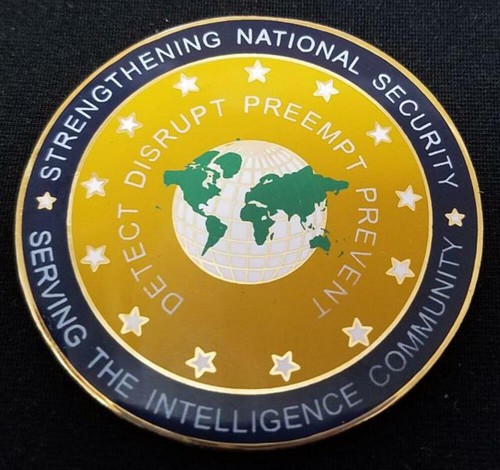 Rare US Intelligence Community National Counter Terrorism Center NCTC ...