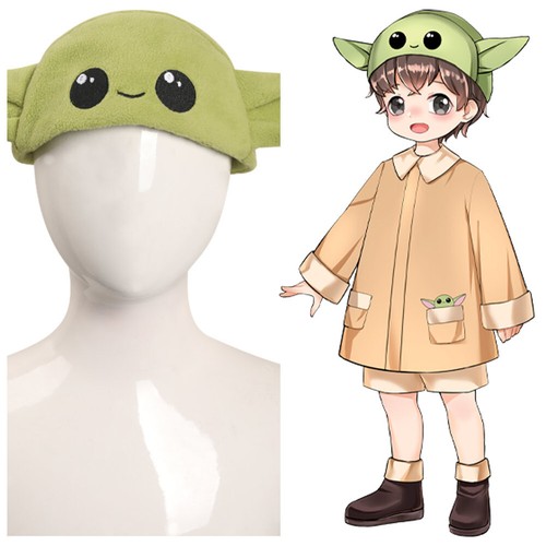 Adlut/Kids Grogu Cosplay Hat Cap Accessories ComicCon Headdress Fancy ...