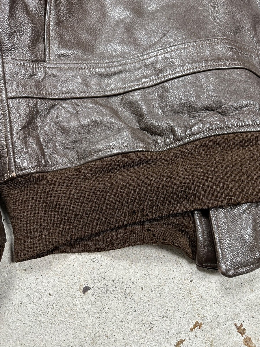 Vintage 70s Brill Bros Brown Leather G-1 Type Jacket Flyers Vintage 70s Brill Bros Brown Leather G-1 Type Jacket Flyers