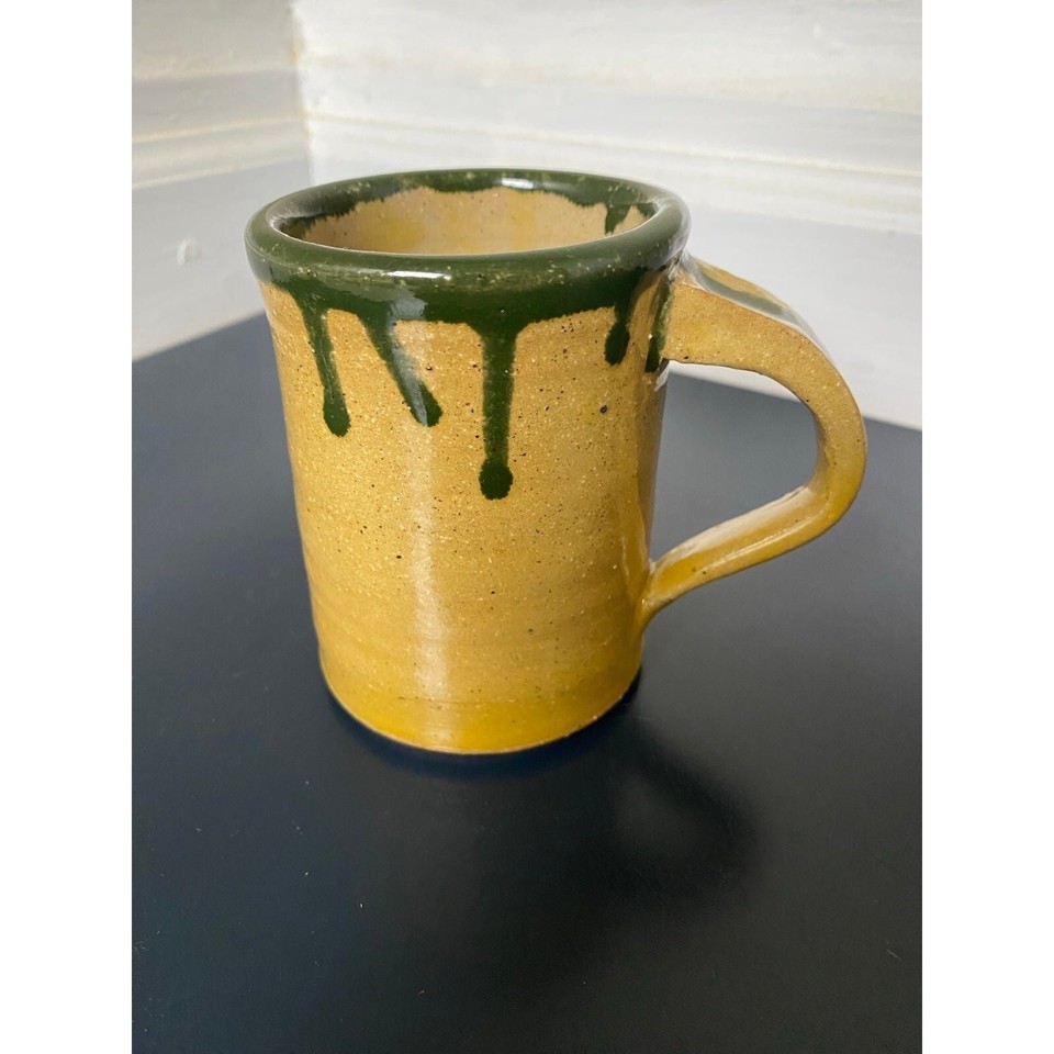 Handmade Unique Glazed Art Pottery Mug, Funky Signed Hand Thrown ...