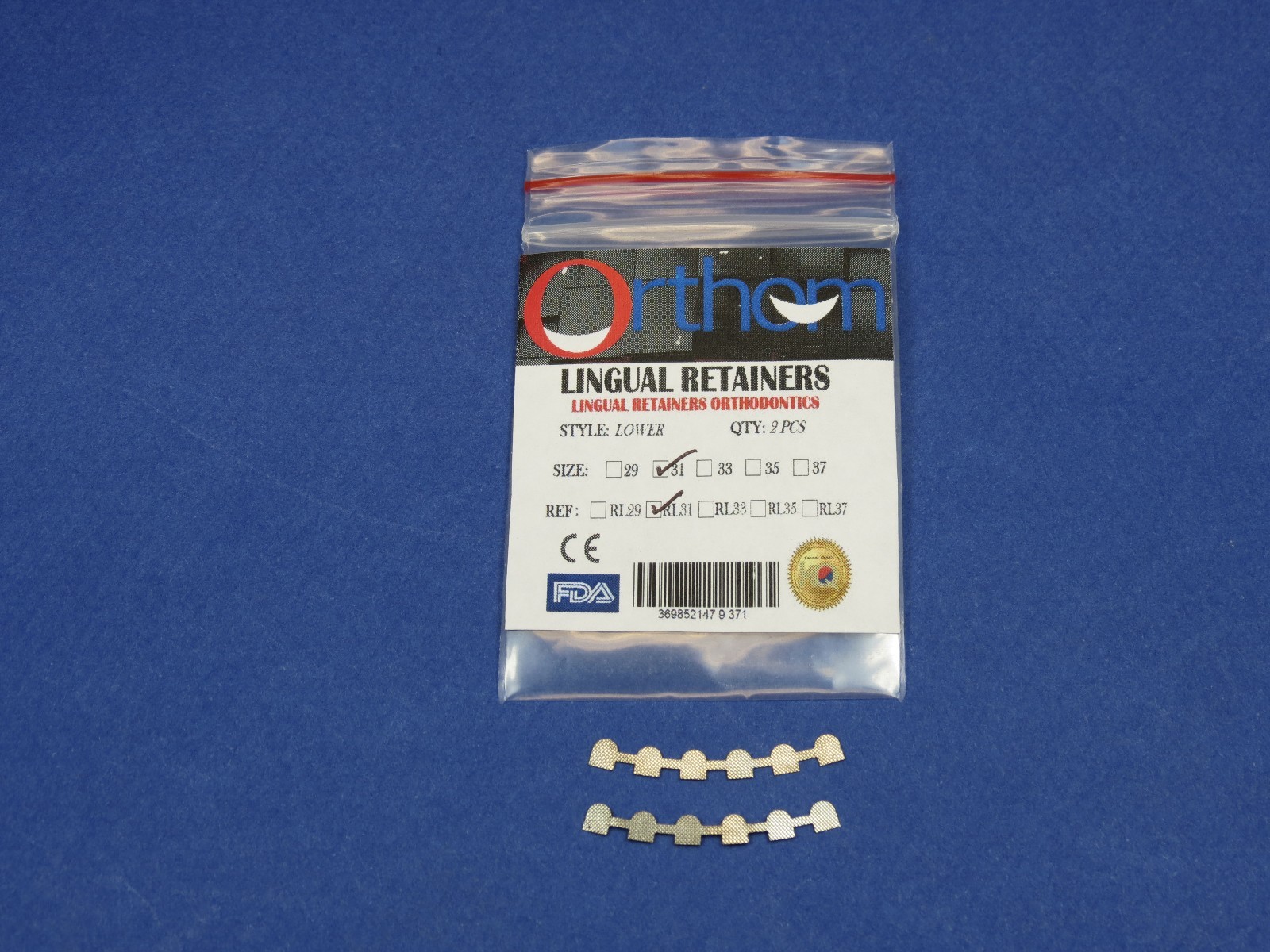 Dental Lingual Retainer Bonding Lower 3-3 With Mesh No 31 Kit /2 ORTHOM ...