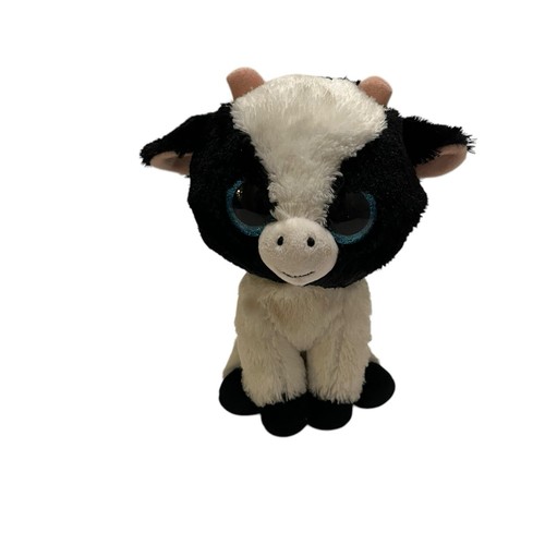 TY Beanie Boos 6” BUTTER the Cow Glitter Eyes Stuffed Animal Plush ...