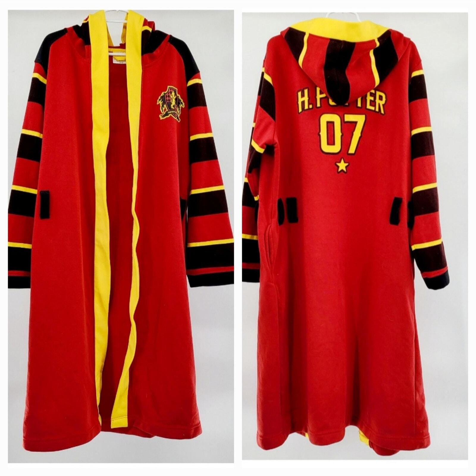 Harry Potter Gryffindor Hooded Wizard Robe Costume by… - Gem