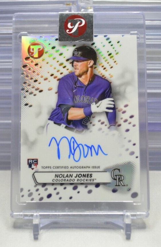 2023 Topps Pristine - Pristine Autographs #PA-NJ Nolan Jones (AU, RC ...