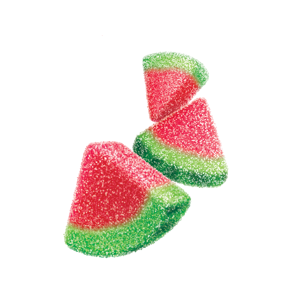 Joyride Sour Watermelon Wedges Chewy Gummies Candy Bag 99g | eBay