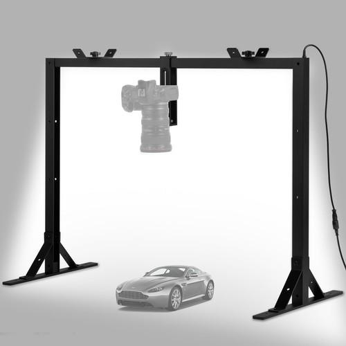 Overhead Camera Mount Rig Top-Down Shots with 5600K Led Photography ...