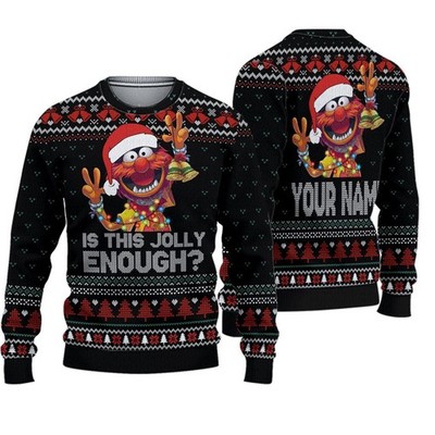 Christmas Muppet Ugly Sweater, Animal Muppet Xmas Sweater | eBay