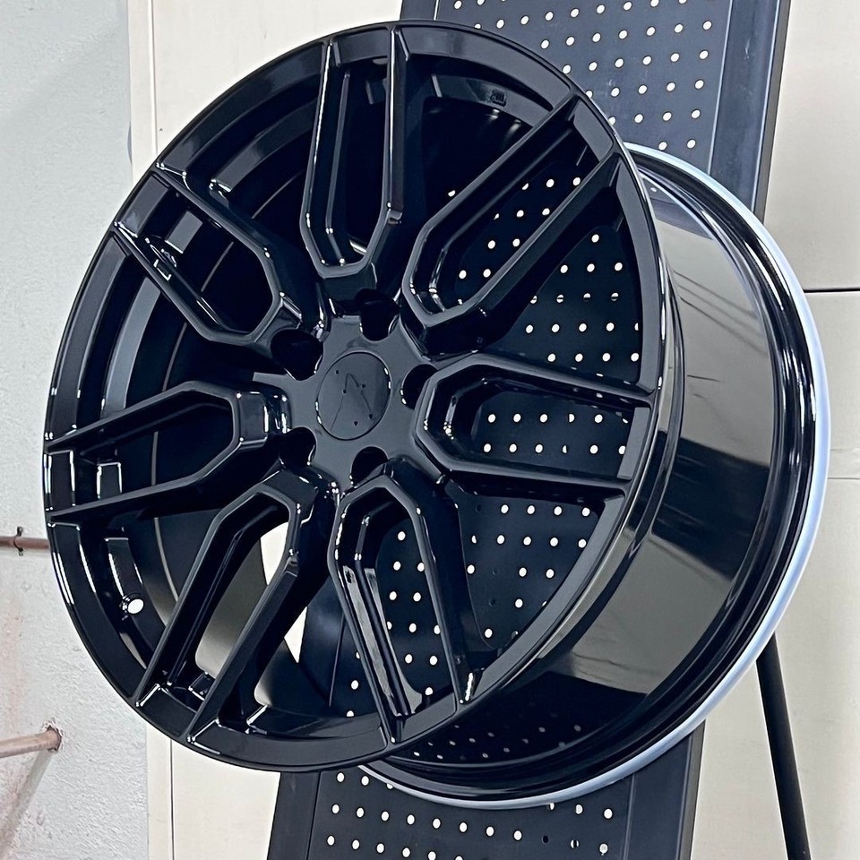 19" IS500 FSPORT PERFORMANCE STYLE BLACK WHEELS RIMS FITS LEXUS TOYOTA ...