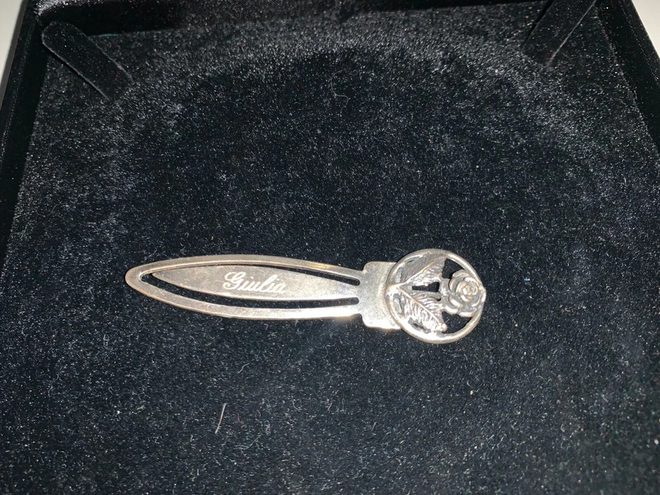 🔴Silver 925 Tie Page Book With Incision Giulia Tie Sheets | eBay UK