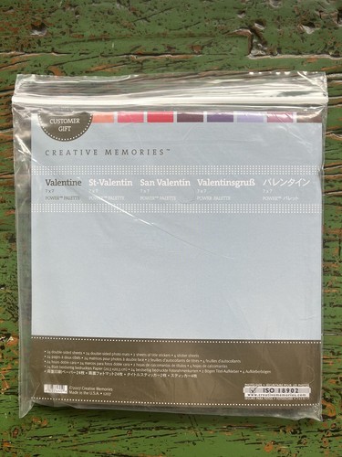 Creative Memories 7x7 Valentine Power Palette Scrapbooking Paper ...