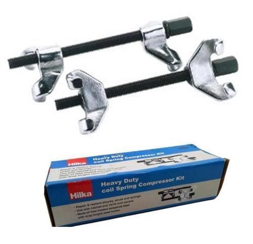 2X HILKA H / DUTY COIL SPRING COMPRESSOR KIT CAR SUSPENSION KIT 2PC CAR ...