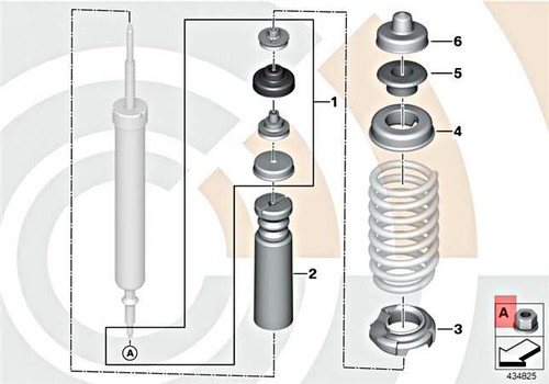 Genuine BMW M M3 M3 CRT E81 E82 E87 E88 Repair Kit Support Bearing ...