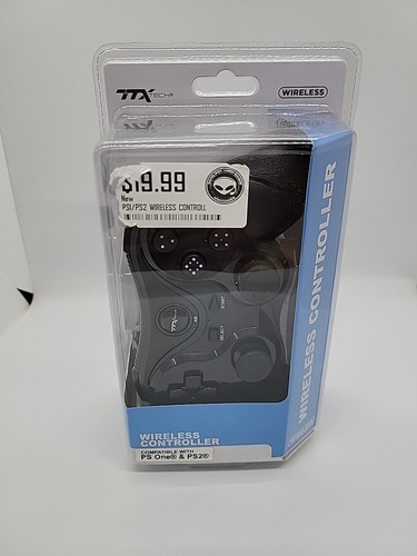 TTX Tech - Wireles Controller 2 for Sony PlayStation PS1 PS2 NXP2-035 ...