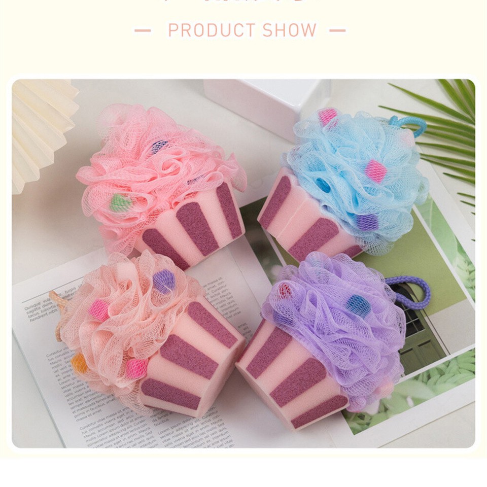 Bad-Blumen-Ball-Cartoon Der Niemals Bade-Niedliche Peeling-Blasen ...