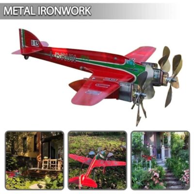 Compass Weather Vane Garden Decoration Airplane Wind Spinners Aircraft ...