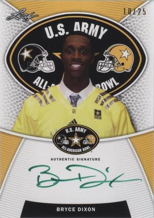 2014 Leaf U.S. Army All-American Bowl - Tour Autographs Bryce Dixon #TA ...
