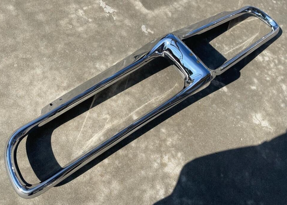 X PONTIAC FIREBIRD FRONT IMPACT BUMPER CHROME PLATED 1967-1968 67-68 ...