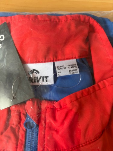 Crivit Mens Lidl Shell Jacket Blue Lightweight Festival & Rave Size XL ...