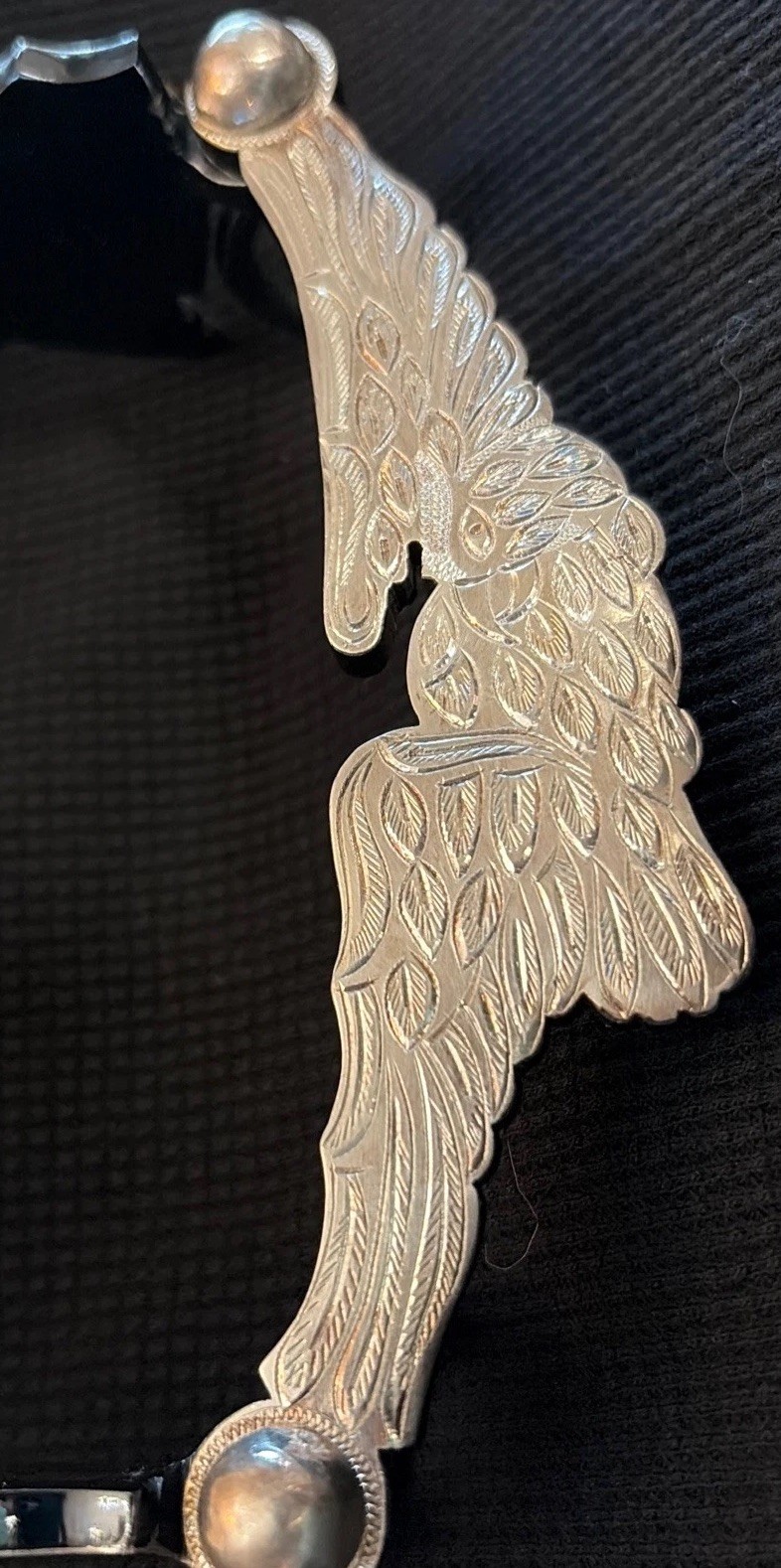 New Western Paul Aguilar Sterling Silver Concho Bird Bit | eBay
