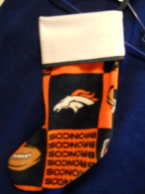 DENVER BRONCOS CHRISTMAS STOCKINGS Homemade | eBay