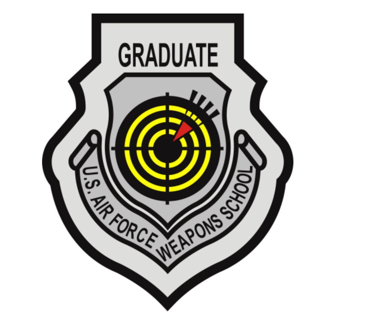 12" AIR FORCE WEAPONS SCHOOL GRADUATE VINYL STICKER DECAL USA MADE | eBay