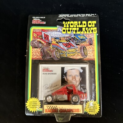 WORLD OF OUTLAWS #11 SPRINT CAR RON SHUMAN RACING CHAMPIONS 1993 1:64 ...