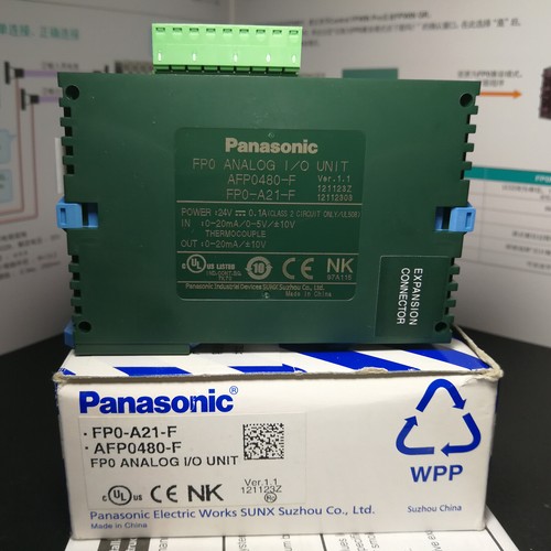 1PC New Panasonic FP0-A21-F AFP0480-F PLC Analog I/O Unit Expedited ...