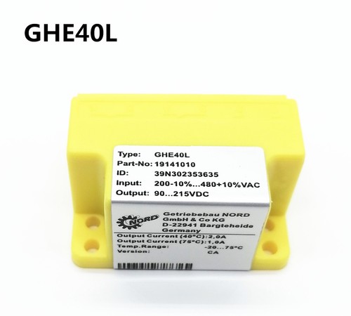 FOR NORD Motor Rectifier GHE40L 19141010 AC200-480V DC90-215V | eBay