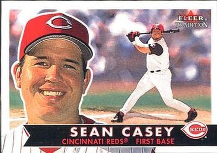 #303 Sean Casey - Cincinnati Reds - 2001 Fleer Tradition Baseball | eBay