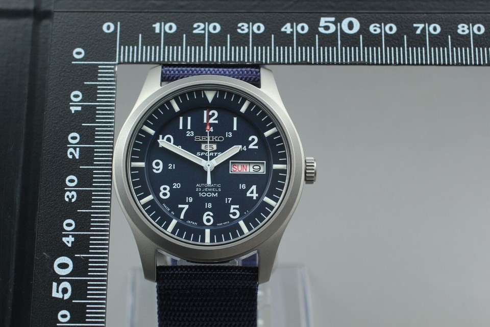 [NEAR MINT] Seiko 5 Sports 7S36-03J0 SNZG11J1 Automatic Men's Military ...