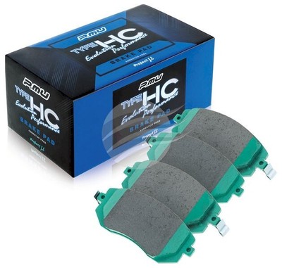 Front PMU HC Evo Performance Brake Pads for Subaru Impreza GD GG GE GH ...