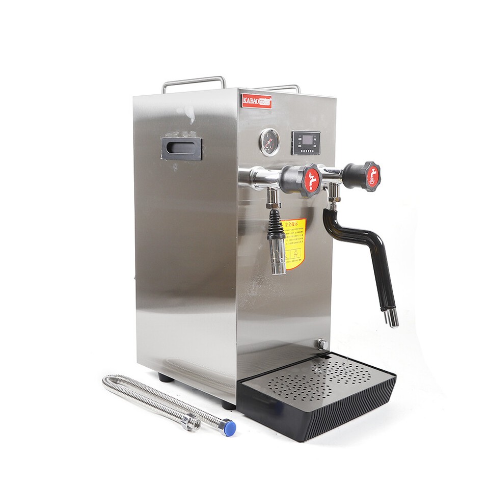 Cafe Espresso Coffee Foam Maker Commercial Water Steam Boiling Milk ...