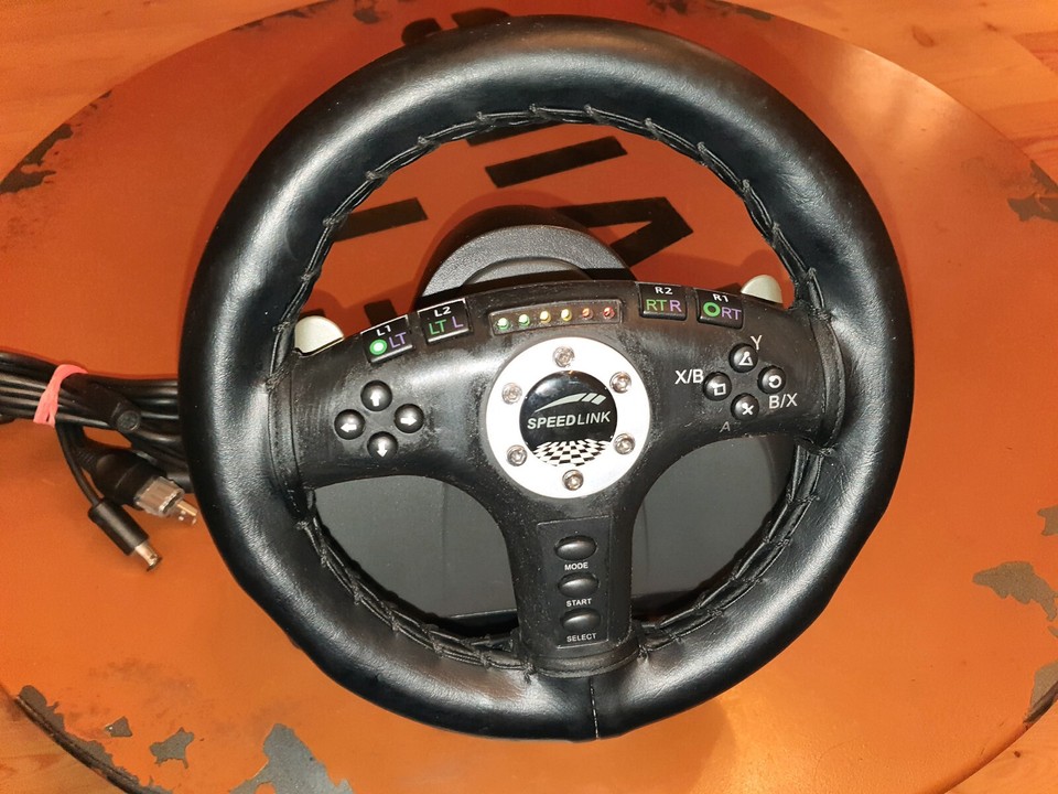 Gamecube PC PS Xbox Steering Wheel / Power Feedback Racing Wheel by ...