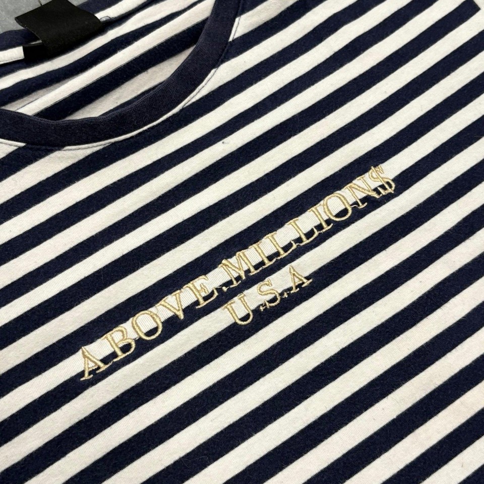 Above Millions USA Striped T Shirt | eBay