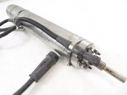 Grundfos Pump 4" MS4000 CSCR 3HP Model B Phase 1 Submersible Pump Motor ...