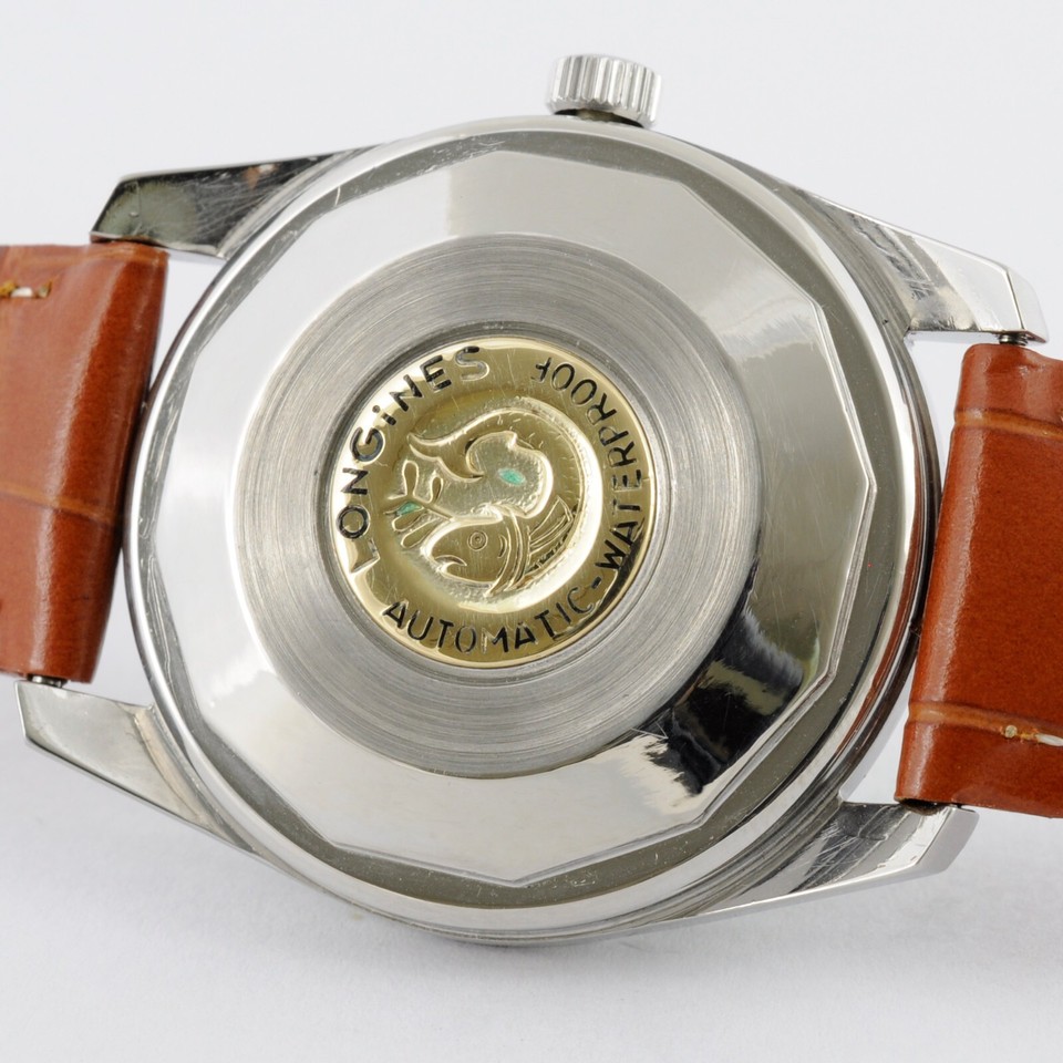 AUTHENTIC 1960 LONGINES CONQUEST SWISS AUTOMATIC STEEL GOLD FISH ...