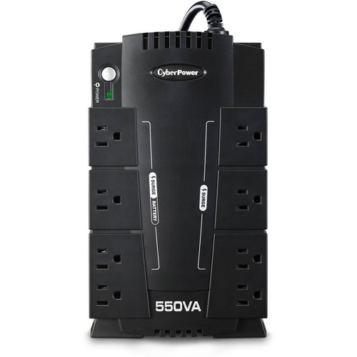 CyberPower CP550SLG-R 550VA/330W 8 Outlets Compact UPS - Certified ...