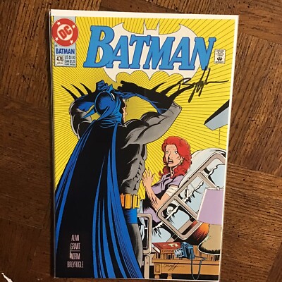 BATMAN #476 ~ SIGNED BY NORM BREYFOGLE ~ DC Comics 1992 HIGH GRADE ...