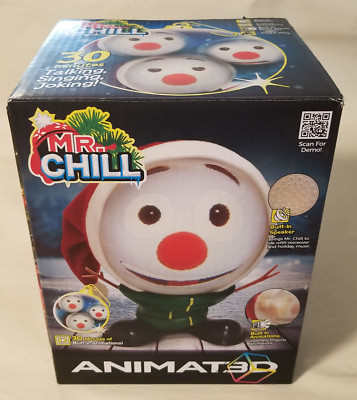 Mr Chill: Talking, Singing, Joking, Animated Snowman - 9" Tall - BRAND ...