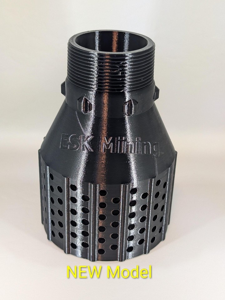 Strainer Round Hole 2" Male NPT Suction Hose Screen Filter Water Pond ...