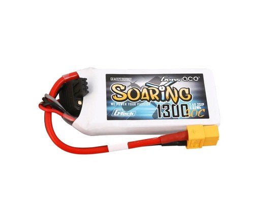 Gens Ace Soaring LiPo Akku 2S 7.4V 1300mAh 30C G-Tech mit XT60 Stecker ...